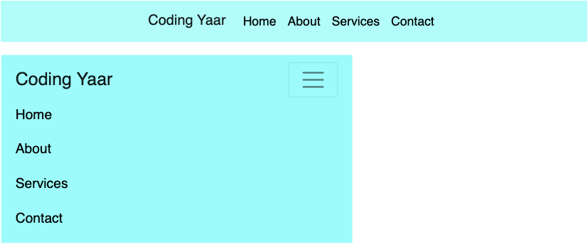 Bootstrap Navbar Center aligned Using Bootstrap Classes Coding Yaar