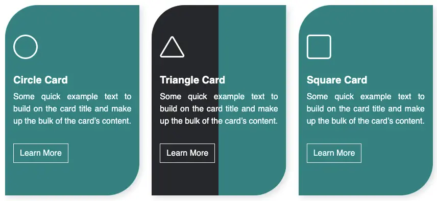Bootstrap Card Hover Effect 3 background Color Change Coding Yaar